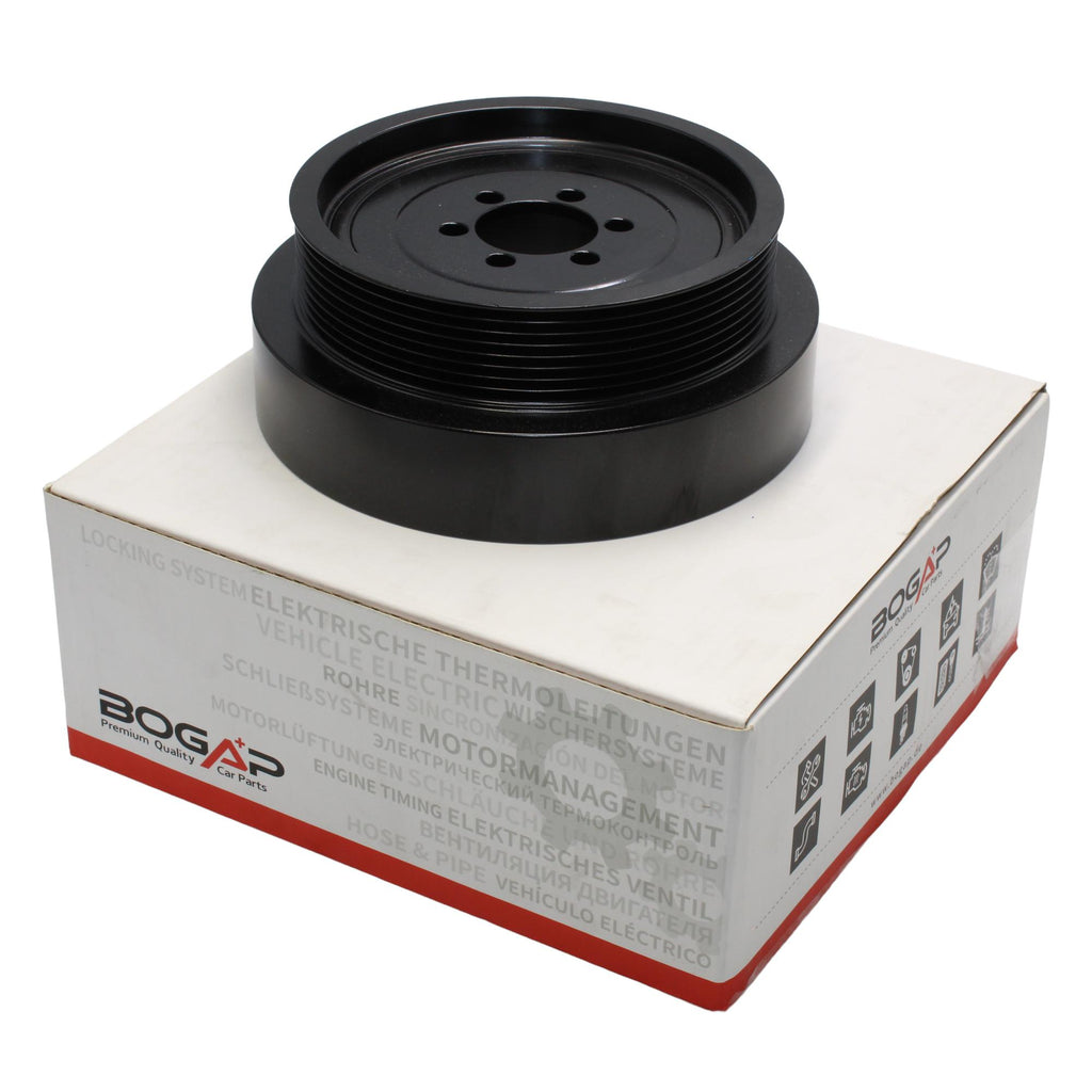 11237577663 | Polea damper o de cigüeñal BOGAP | – SAFE REFACCIONES