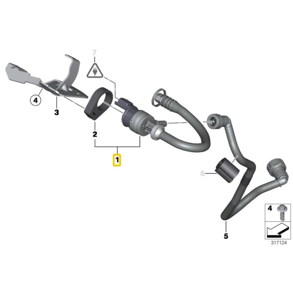 13537543285 | Valvula de respiracion del deposito de combustible HOU ...