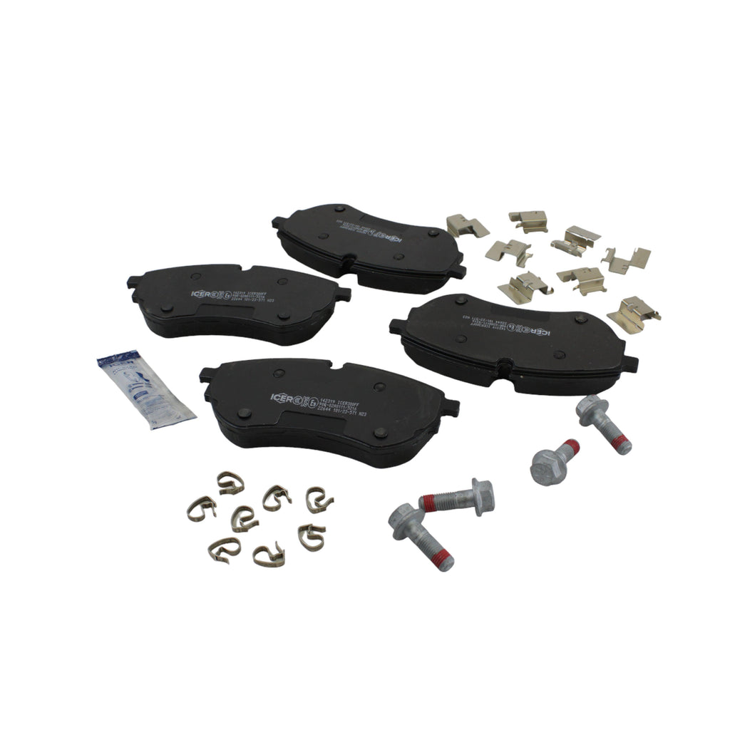 2H6698151A | Balatas de freno delanteras ICER-BRAKES | – SAFE REFACCIONES