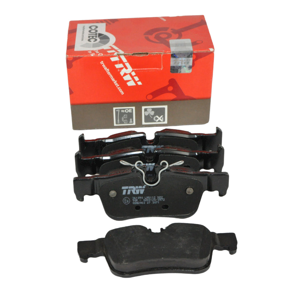 34216859917 | Balatas de freno traseras TRW | – SAFE REFACCIONES