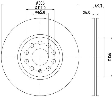 5WA615301B | Disco de freno delantero ventilado fremax | – SAFE REFACCIONES